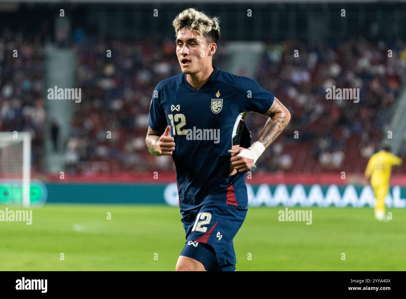 Bangkok, Thailand. 20th Dec, 2024. Nicholas Mickelson #12 of Thailand ...