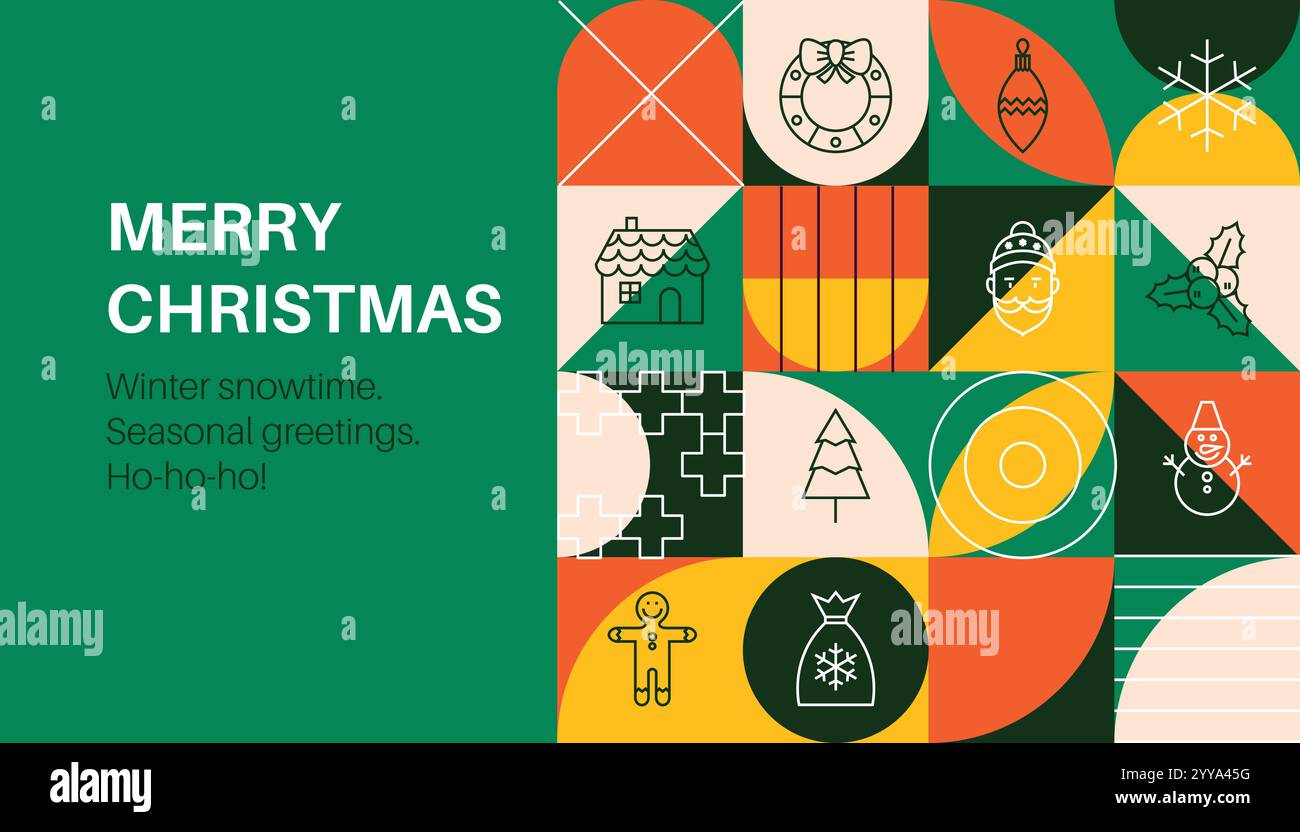 Christmas ball house in Stock Vector Images - Alamy