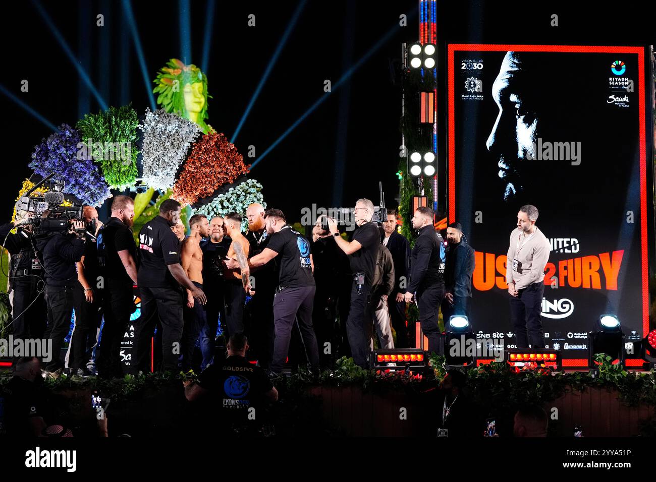 Tempers flare between Isaac Lowe and Lee McGregor during a weigh-in in ...