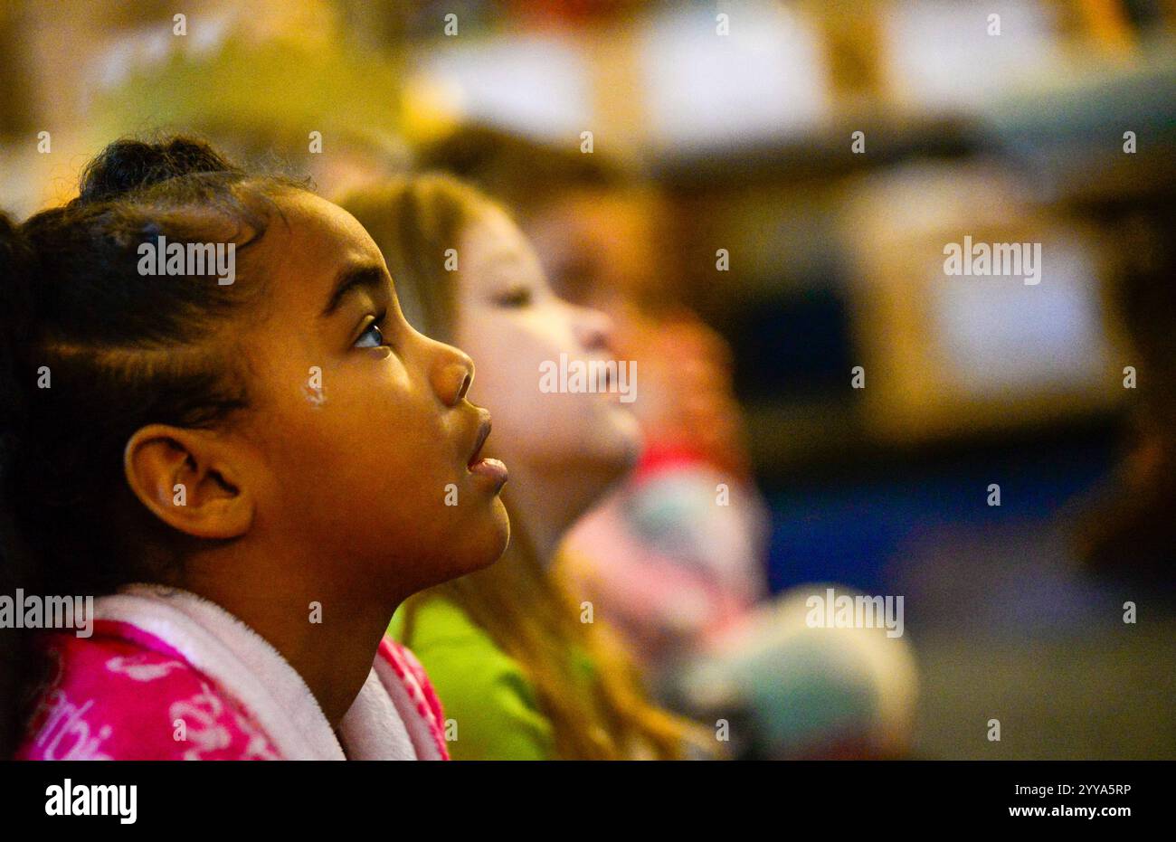 Kyra Yarde, a kindergartner at Academy School in Brattleboro, Vt ...