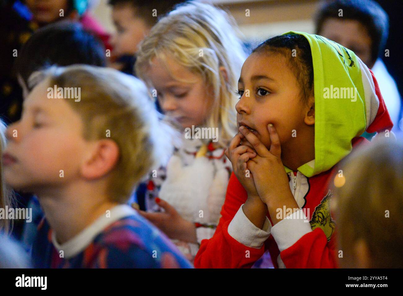 Madison Lynch, a kindergartner at Academy School in Brattleboro, Vt ...