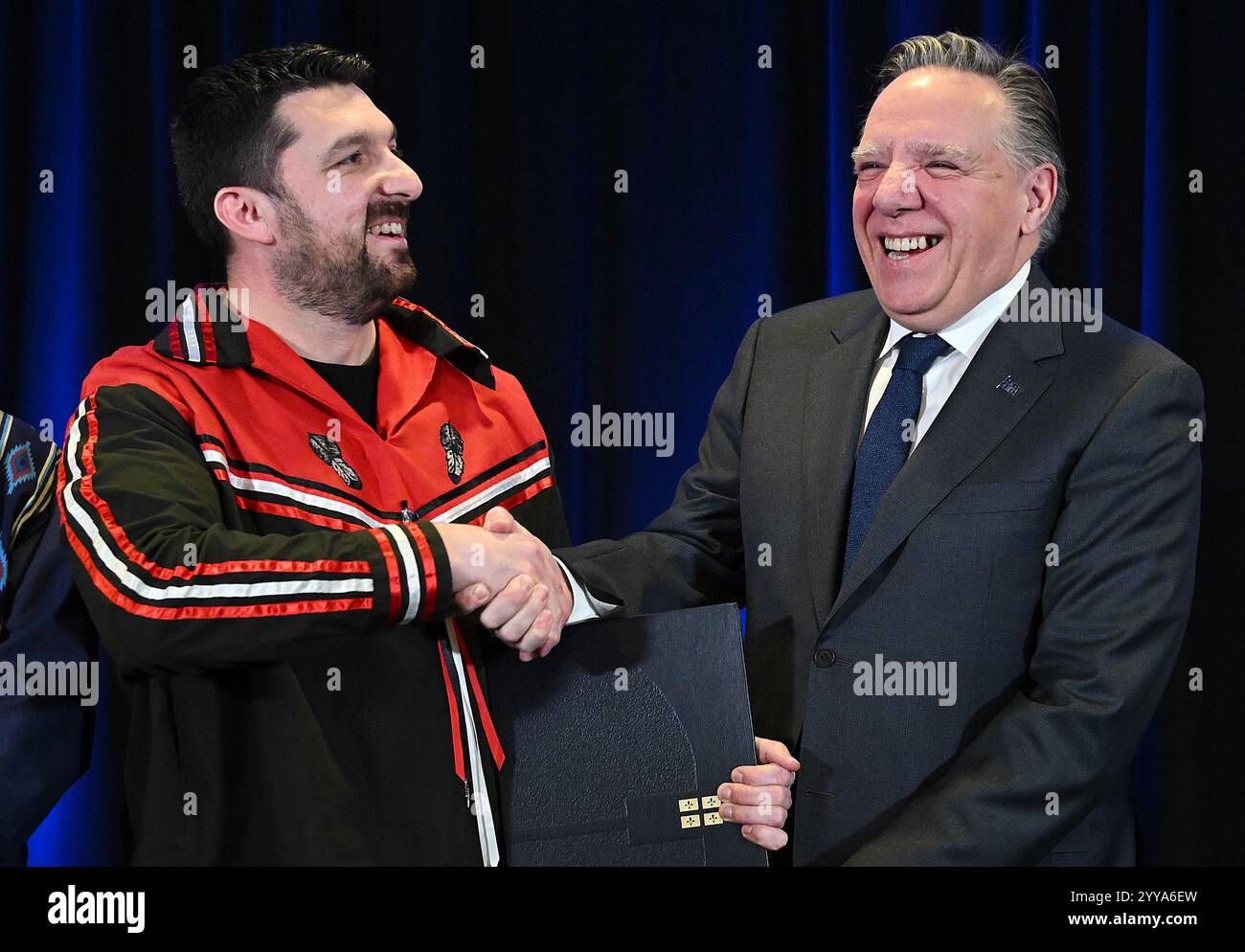 Montreal, Canada. 20th Dec, 2024. Quebec Premier Francois Legault ...