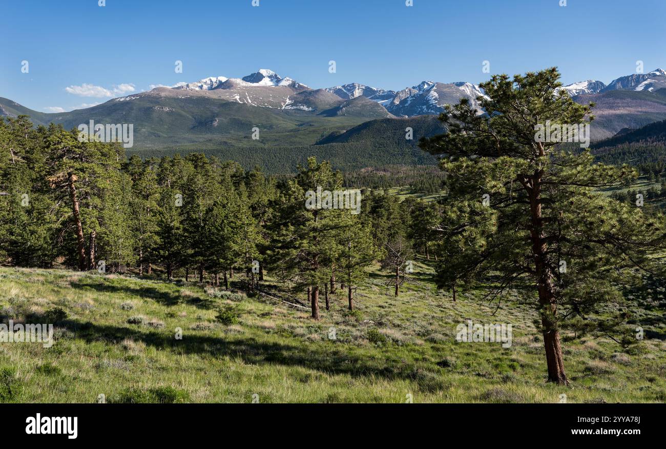 14,259 foot Longs Peak, is the highest mountain in Rocky Mountain ...