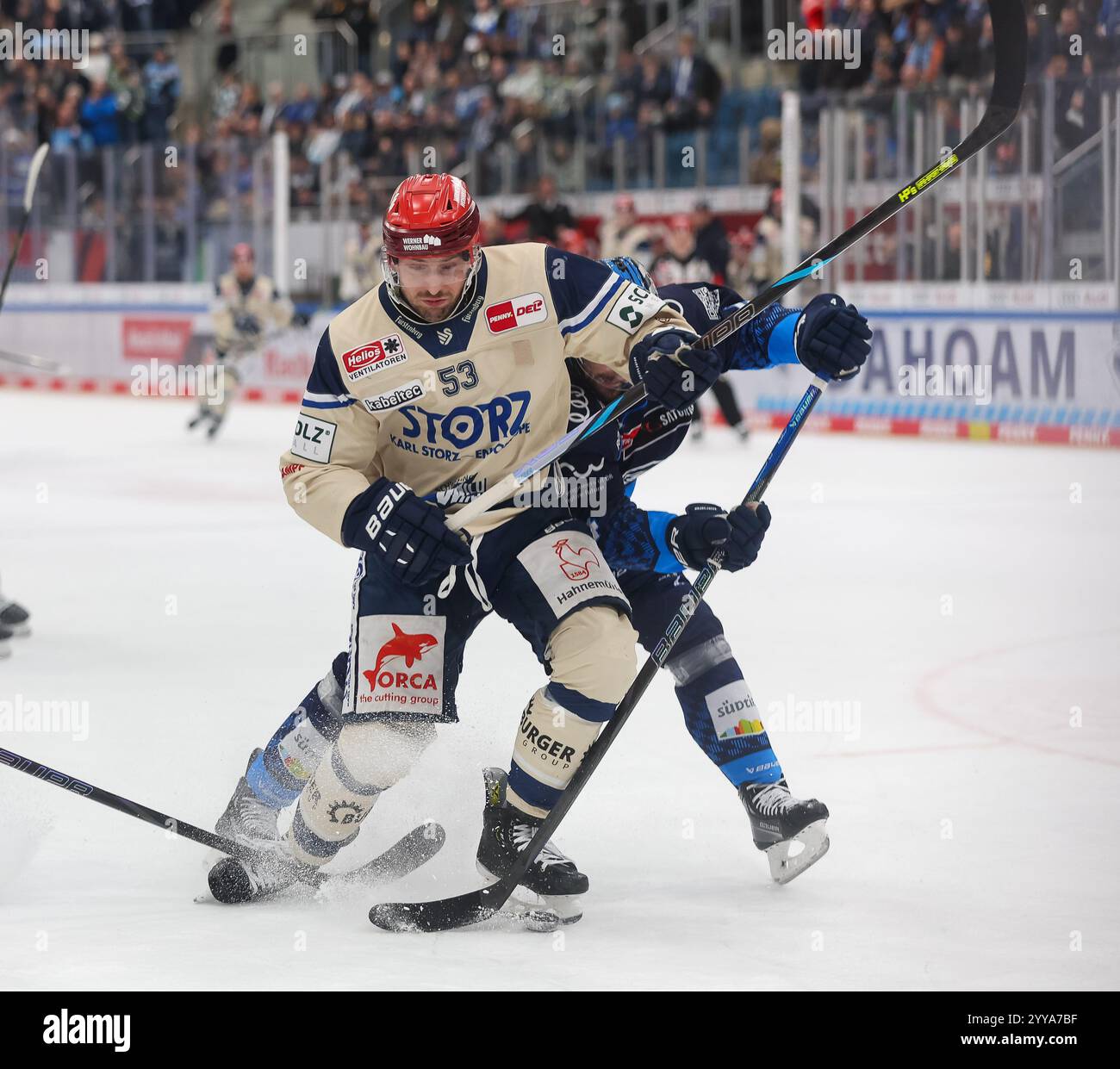 Alex Trivellato (Schwenninger Wild Wings, #53), GER, ERC Ingolstadt vs ...