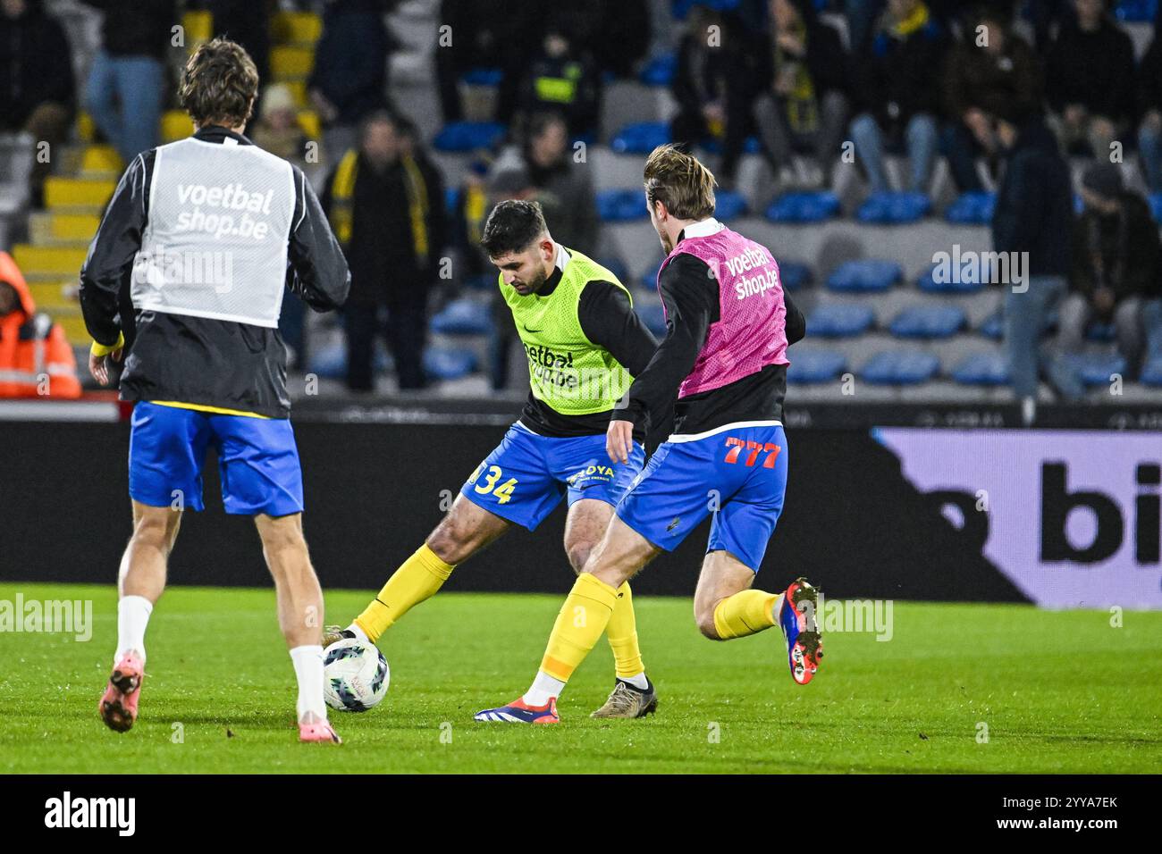 Westerlo, Belgium. 20th Dec, 2024. Westerlo's Dogucan Haspolat and ...