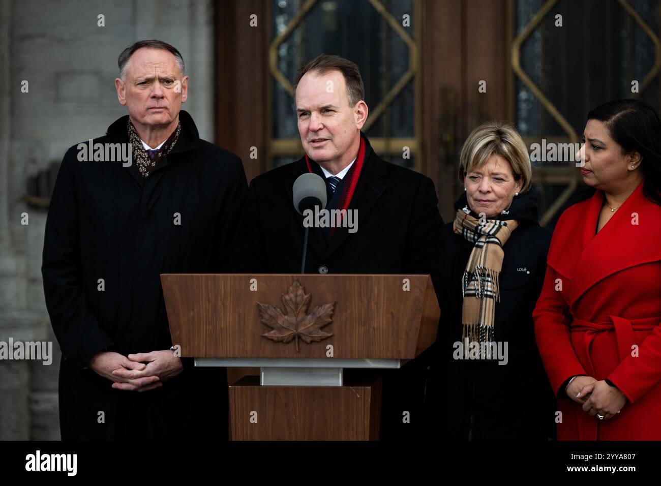 Ottawa, Canada. 20th Dec, 2024. Employment Minister Steven Mackinnon ...