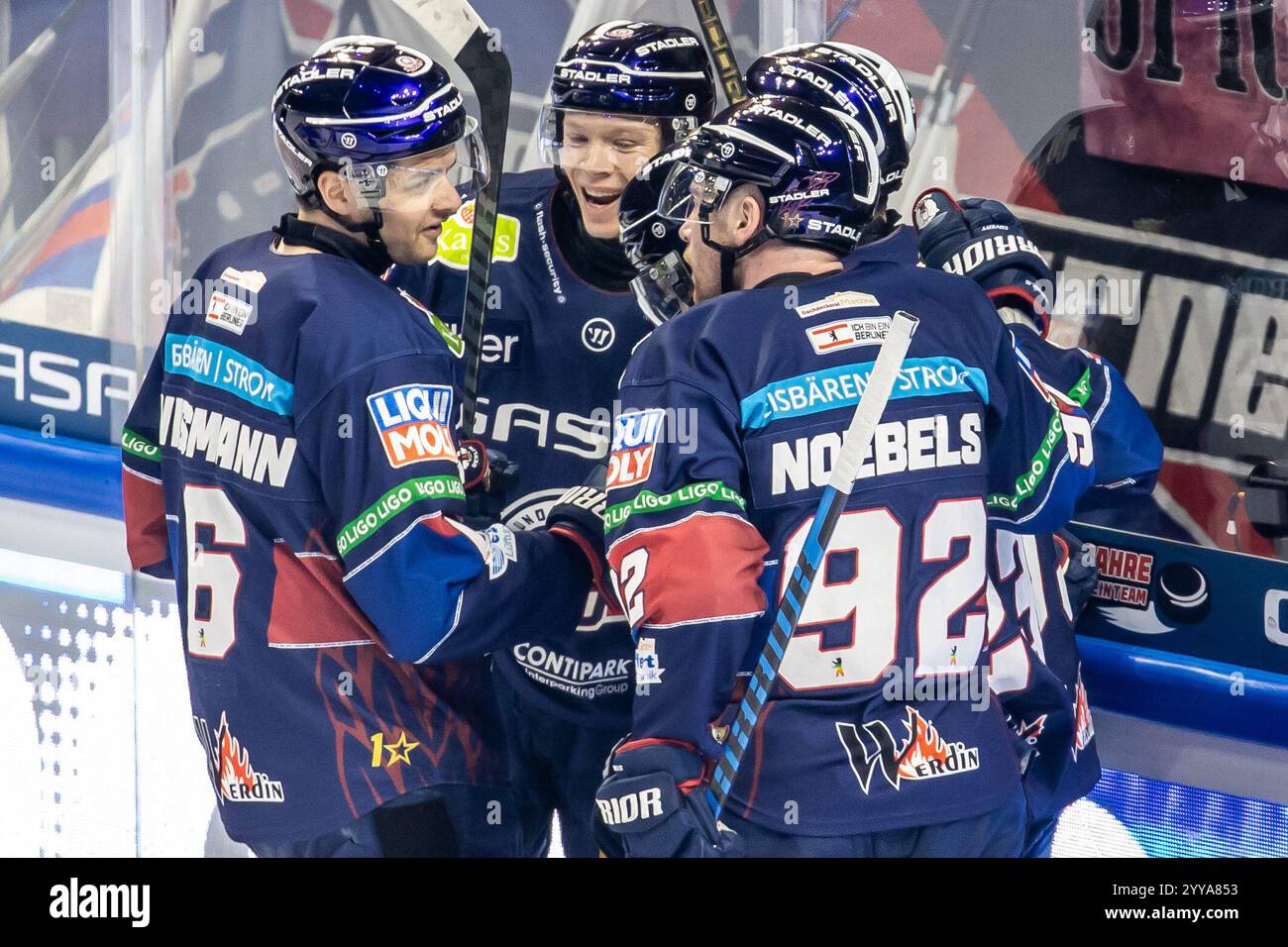 Berlin, Germany. 20th Dec, 2024. Ice hockey: DEL, Eisbären Berlin ...