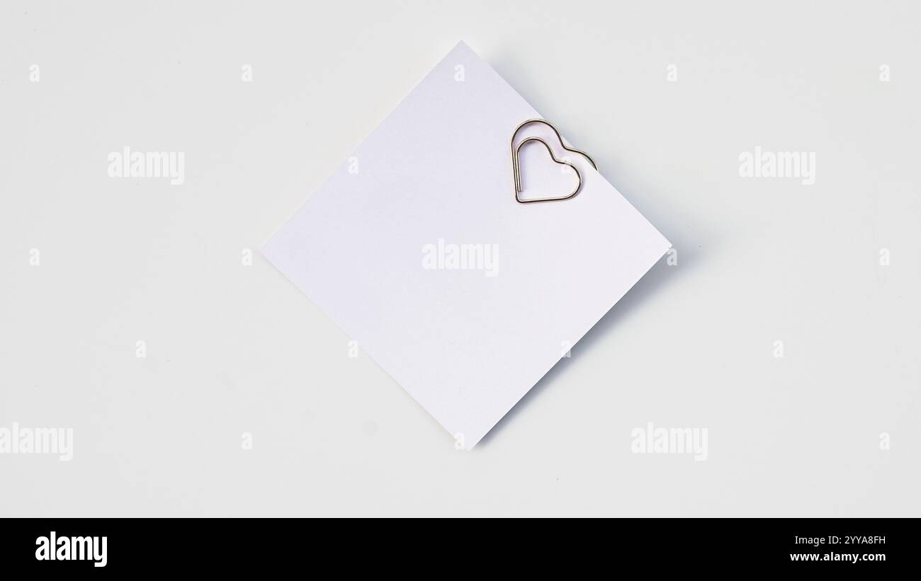 Blank white card mockup template with white background. Top view ...