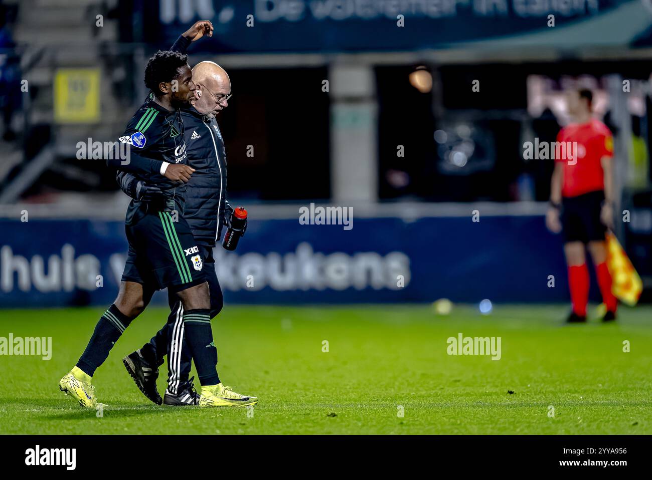 WAALWIJK, Netherlands. 20th Dec, 2024. SPO, Mandemakers Stadium, Dutch eredivisie, season 2024/ ...