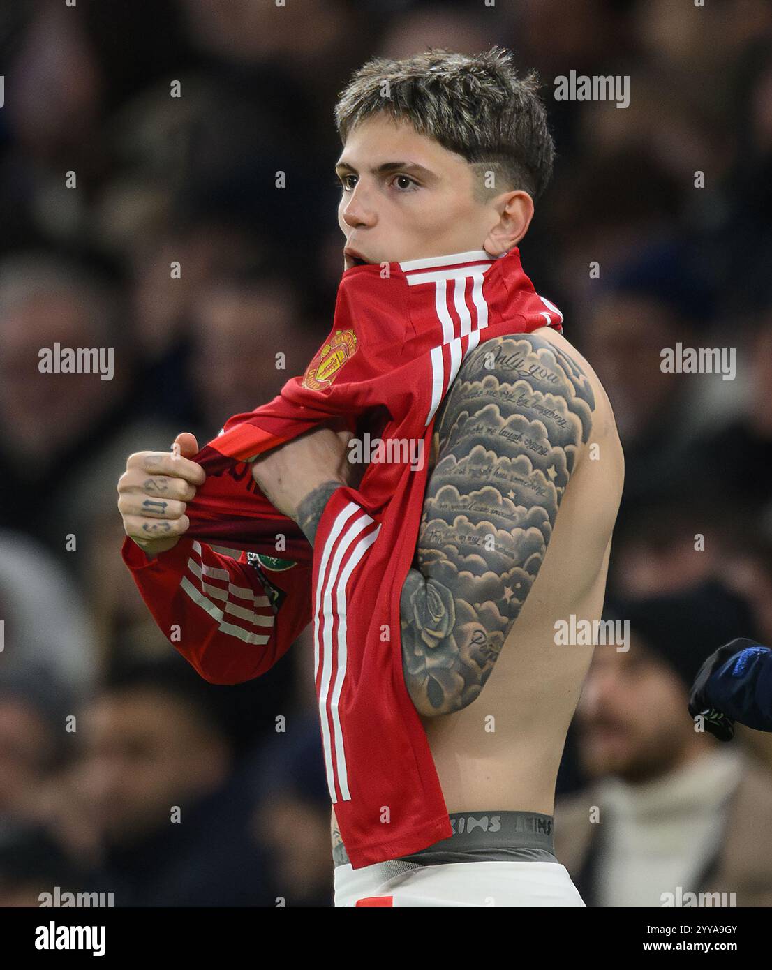 London, UK. 19th Dec, 2024. Tottenham Hotspur v Manchester United ...