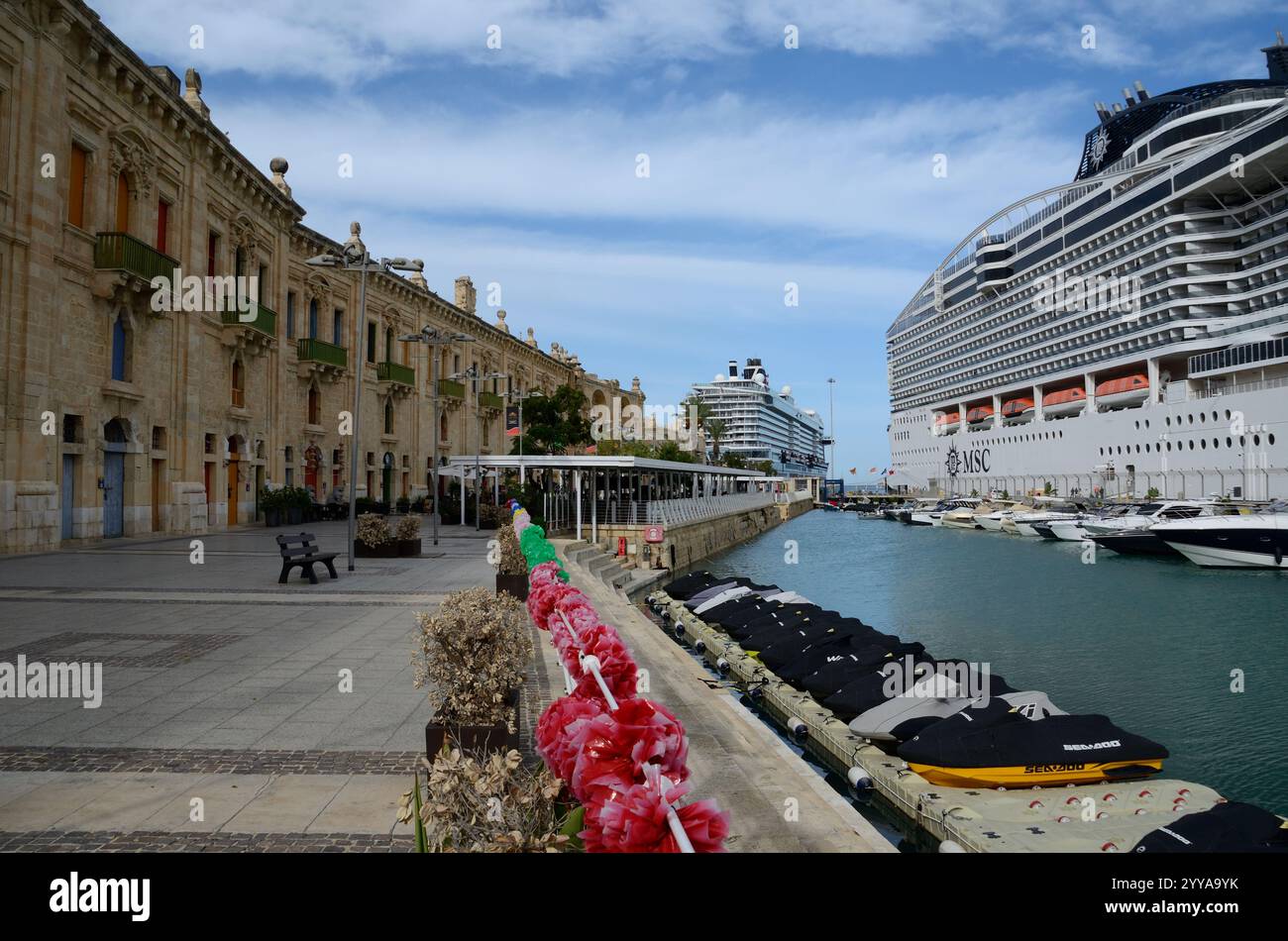 Valletta Waterfront, Floriana, Malta, Europe Stock Photo - Alamy