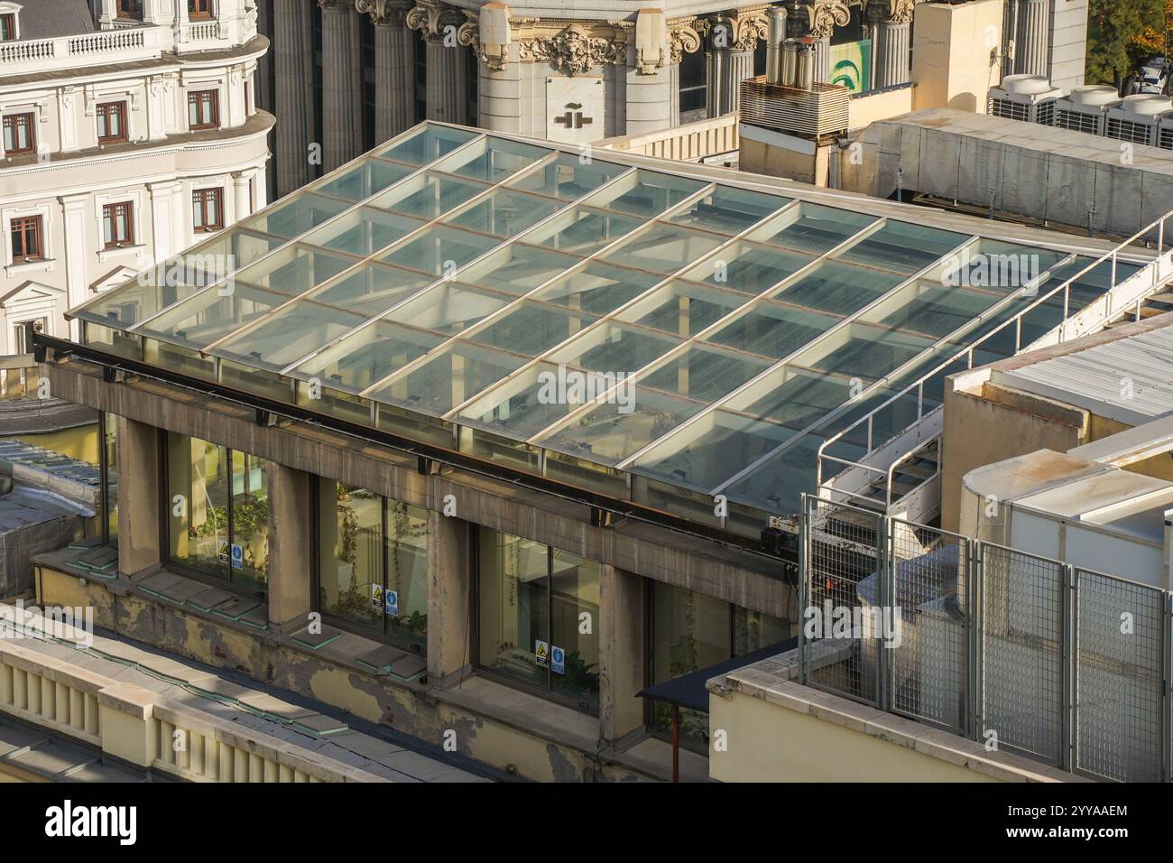 Rooftop construction on roof hi-res stock photography and images - Alamy