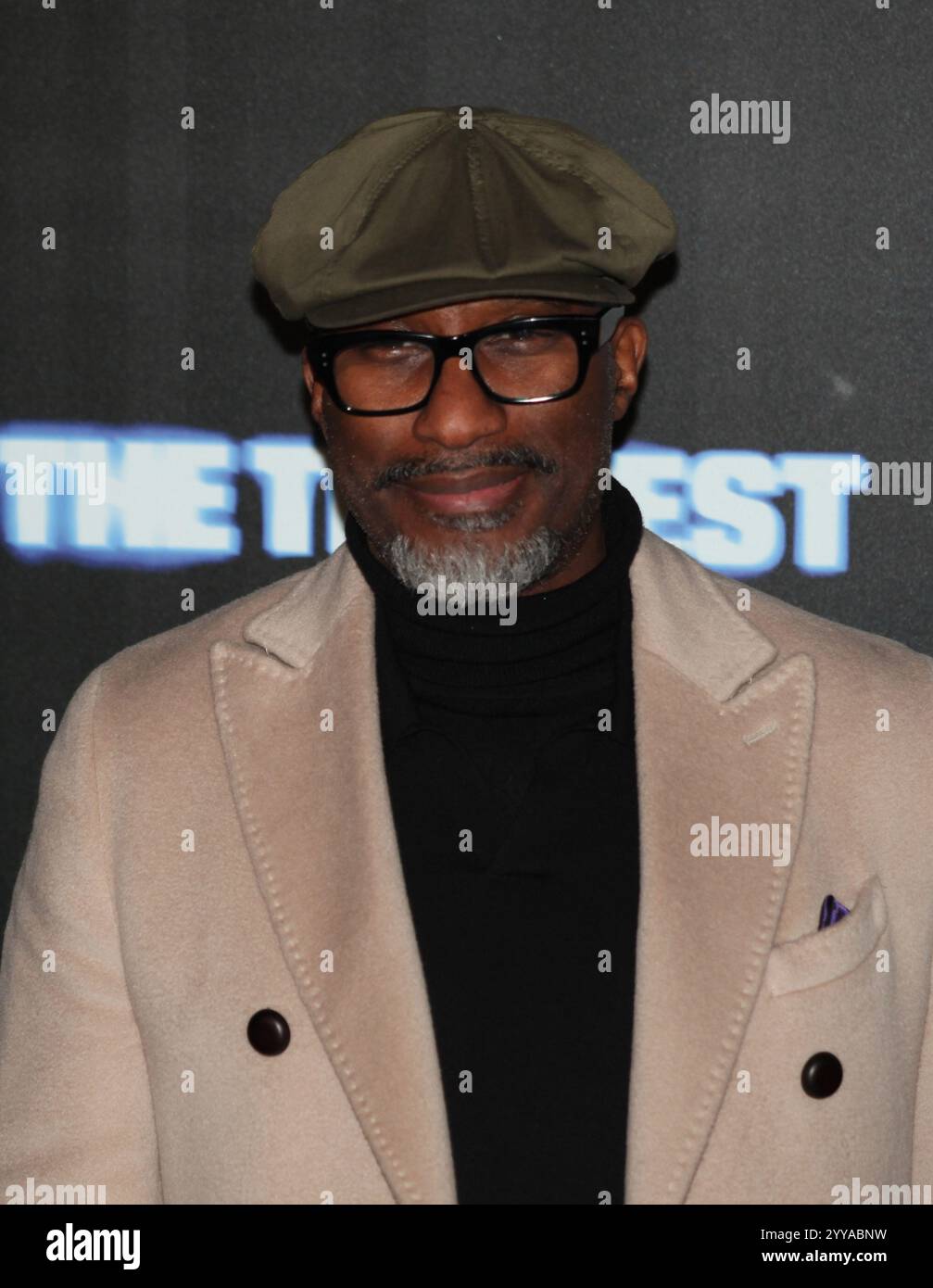 London, UK. Clint Dyer at The Tempest press night. Theatre Royal Drury ...