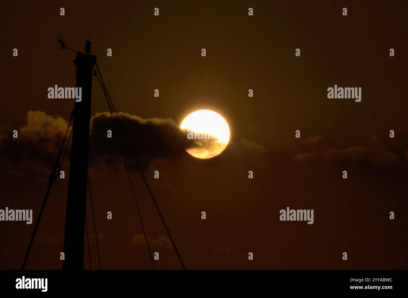 Sunset view from Tigné Pedestrian Bridge, Sliema, Malta, Europe Stock ...
