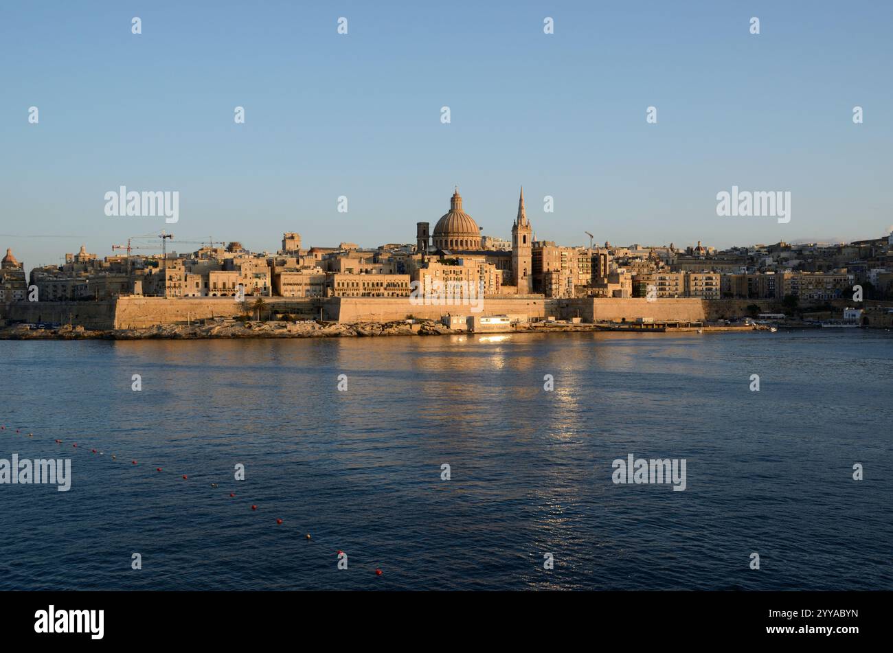 Church of Our Lady of Mount Carmel, St. Paul Cathedral, Valletta view ...
