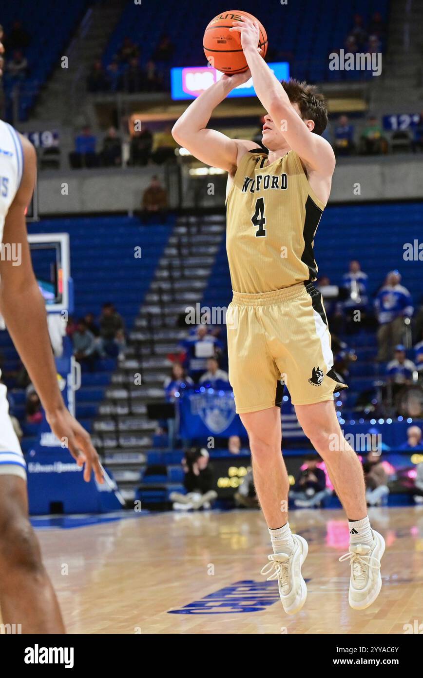 ST. LOUIS, MO - DECEMBER 18: Wofford guard guard Luke Flynn (4 ...