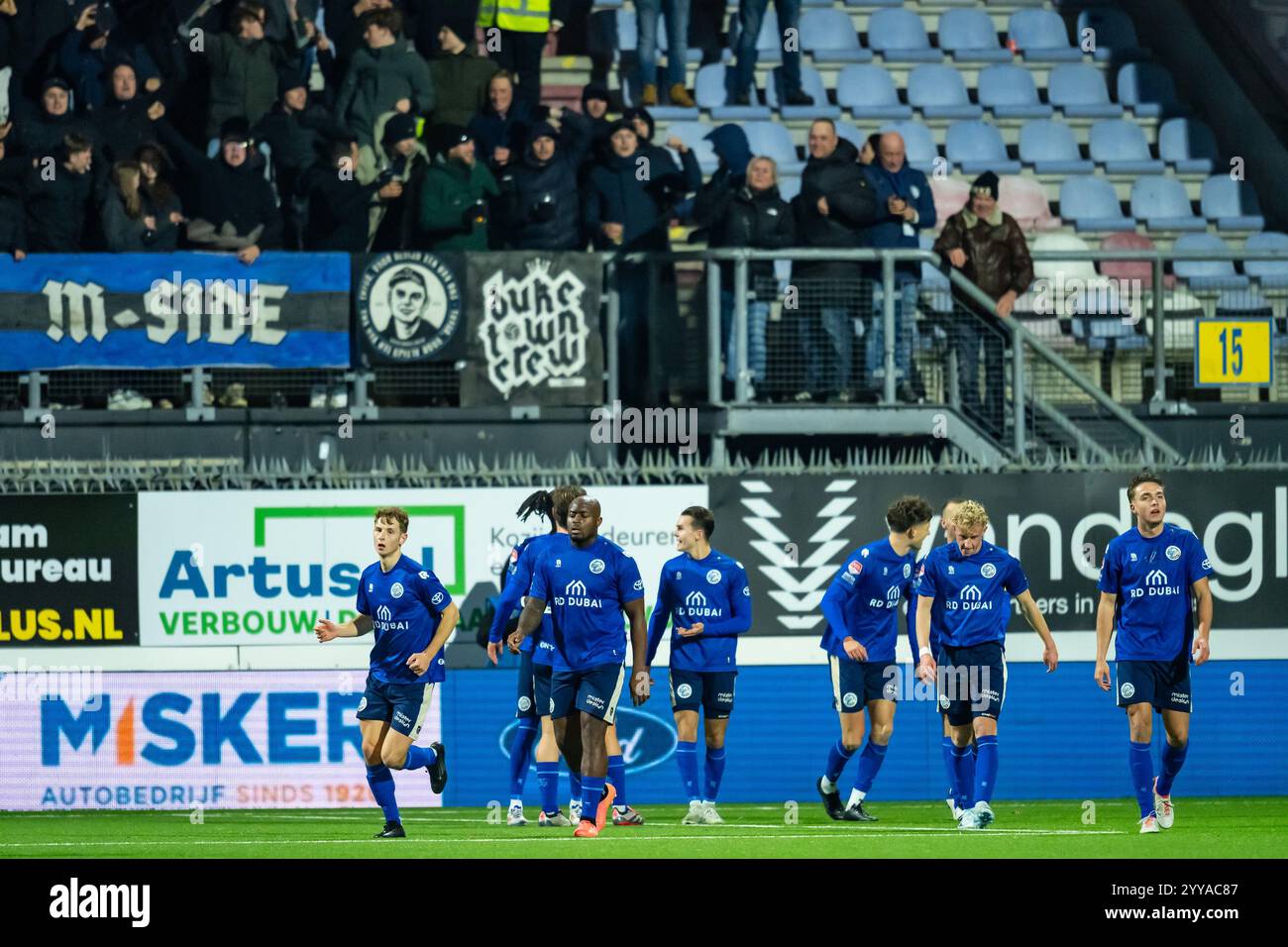 Emmen, Netherlands. 20th Dec, 2024. EMMEN, Stadium Oude Meerdijk, 20-12-2024, season 2024/2025 ...