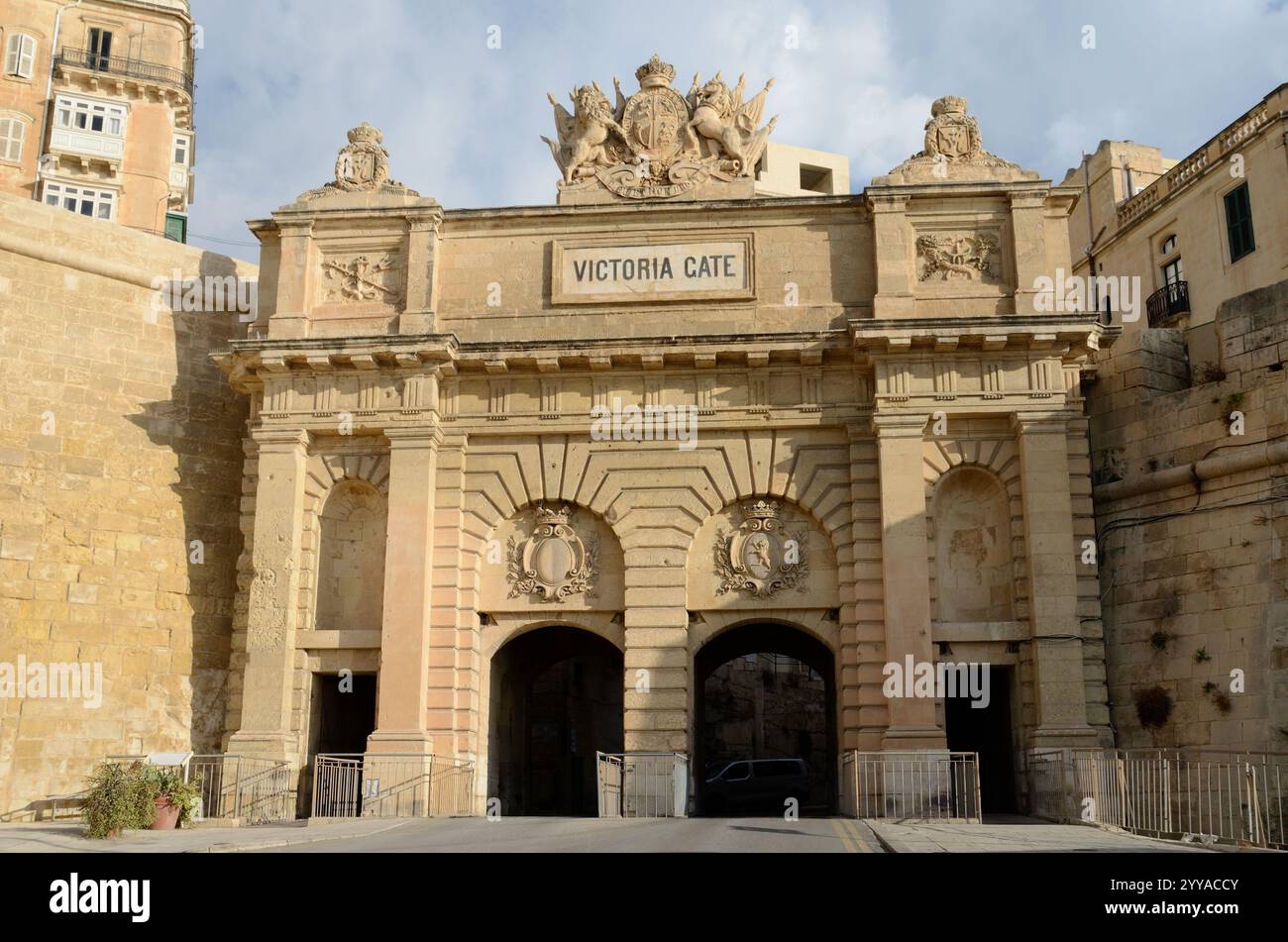 Victoria Gate, Valletta, Malta, Europe Stock Photo - Alamy