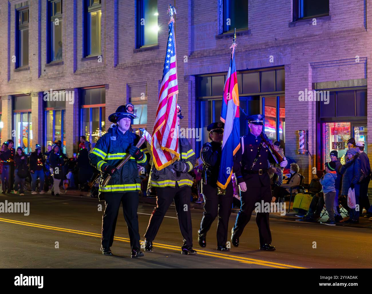 Brighton, Colorado - December 14, 2024: Festival of Lights, Christmas ...