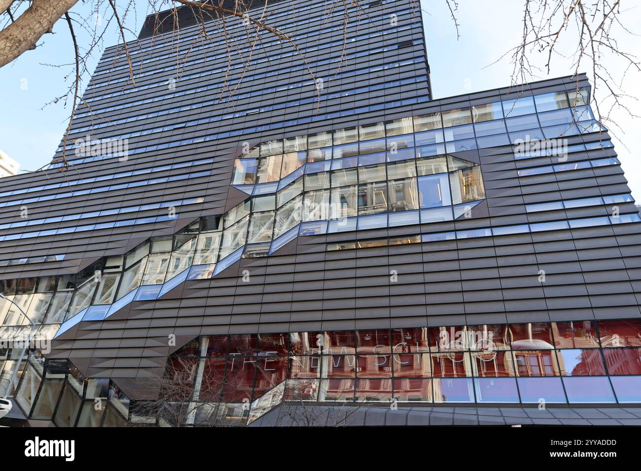 University Center building of the New School on Fifth Avenue Stock ...