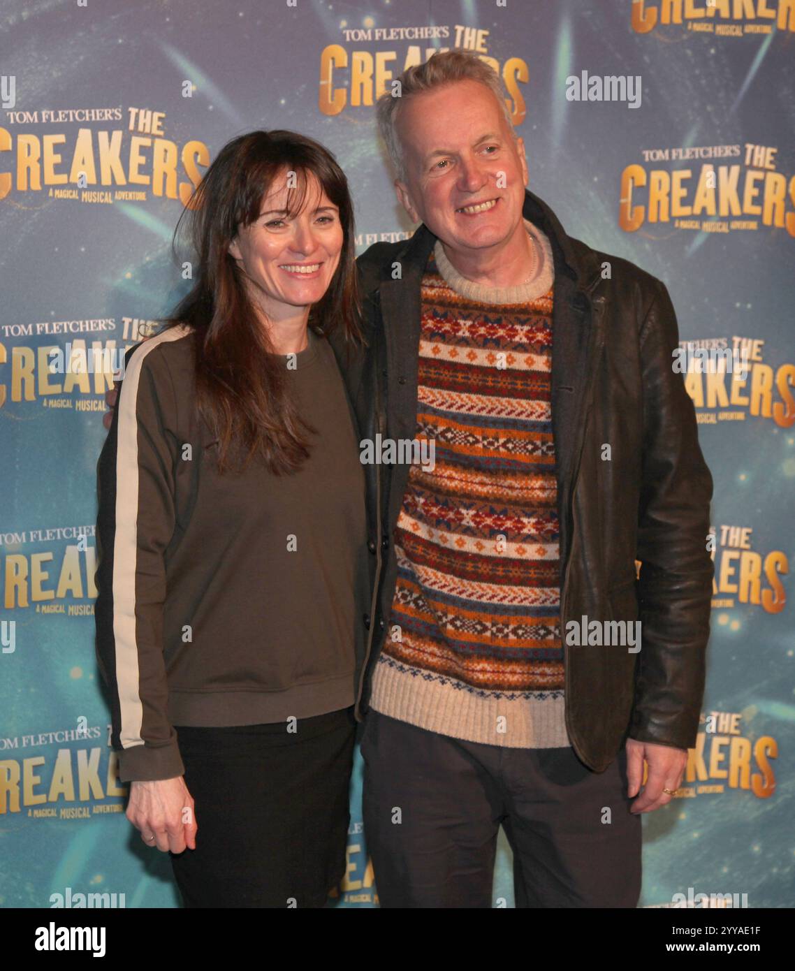 London, UK. Cath Mason and Frank Skinner at The Creakers gala ...