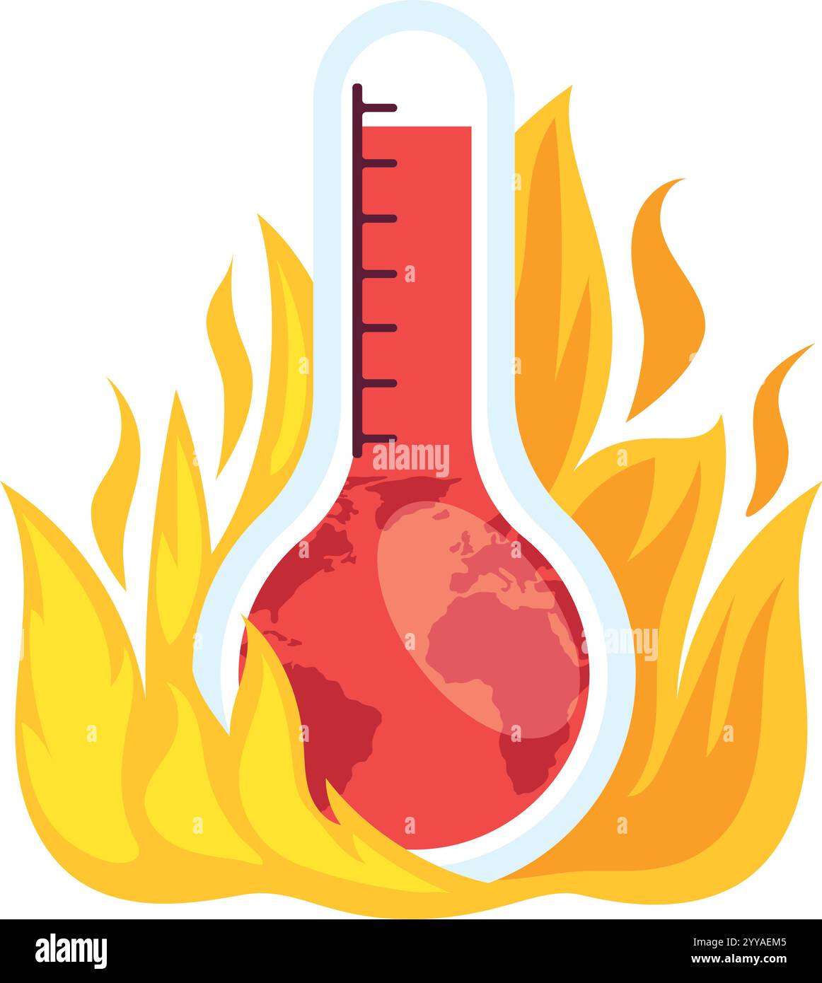 global warming high temperatures Stock Vector Image & Art - Alamy
