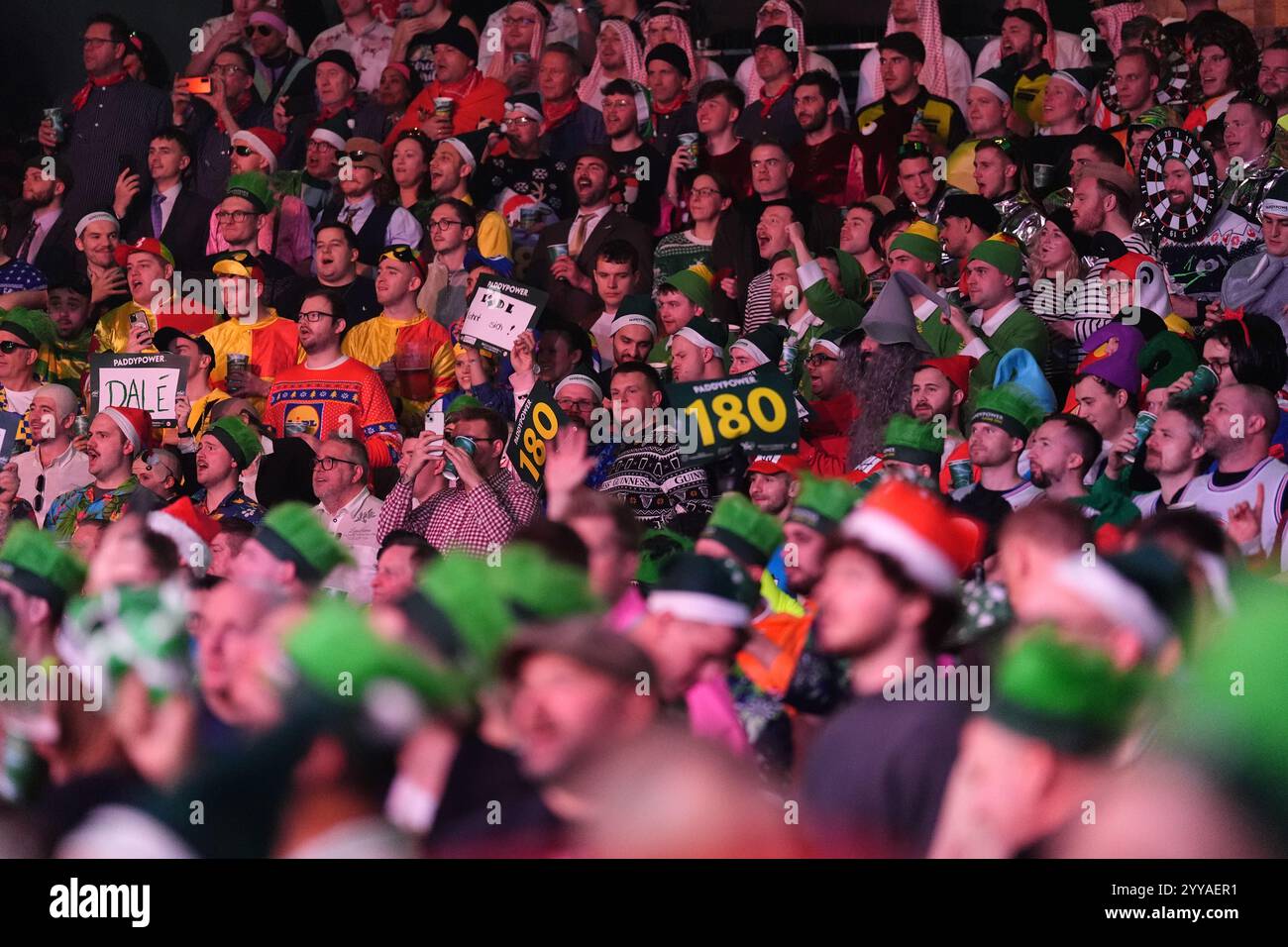 A general view of fans during day six of the Paddy Power World Darts ...