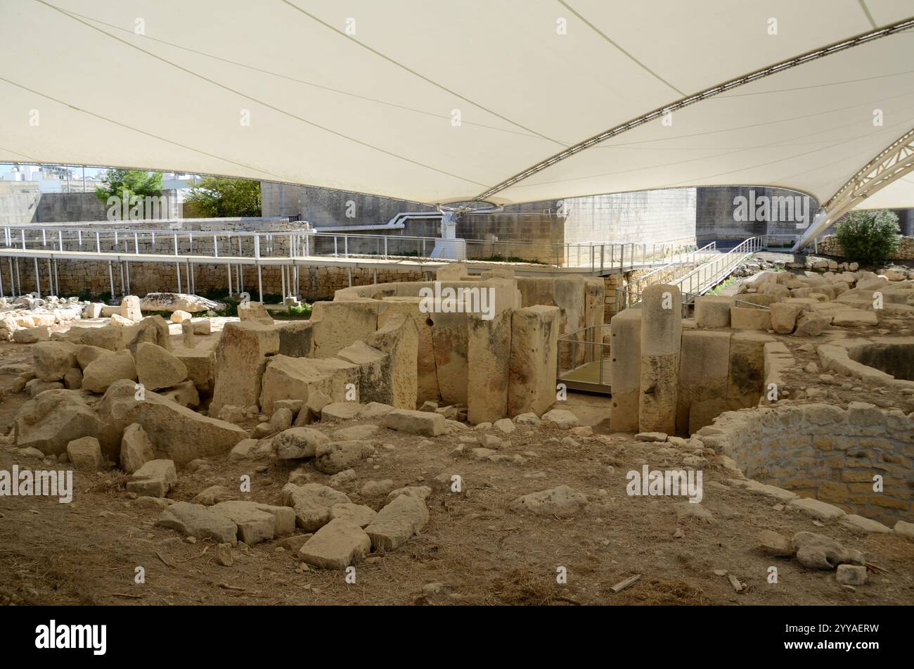 temples of Tarsce-Tarxien, Malta, Europe Stock Photo - Alamy