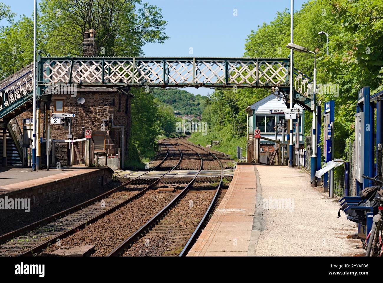 Train travelling over railway hi-res stock photography and images - Alamy