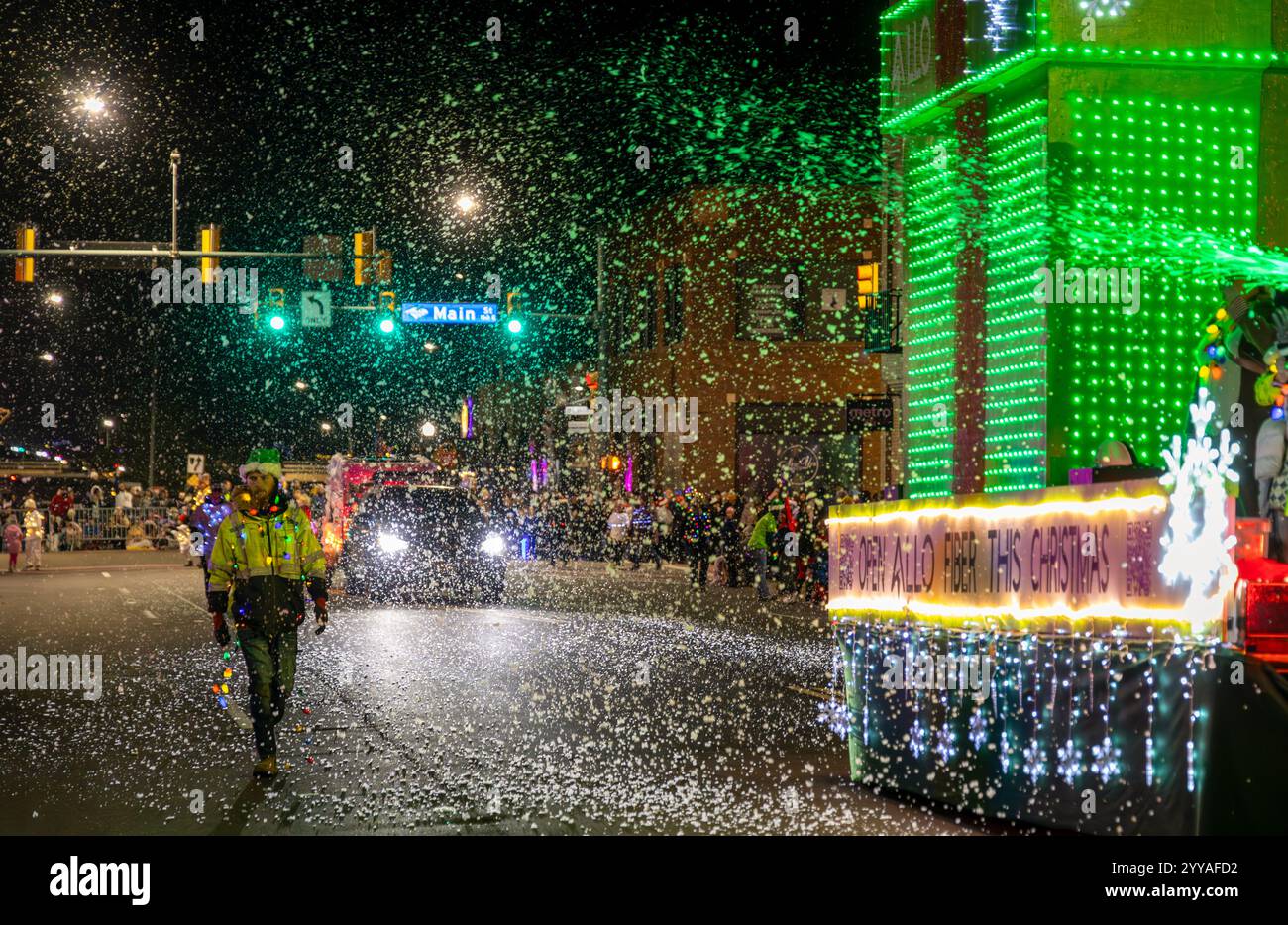 Brighton, Colorado - December 14, 2024: Festival of Lights, Christmas ...