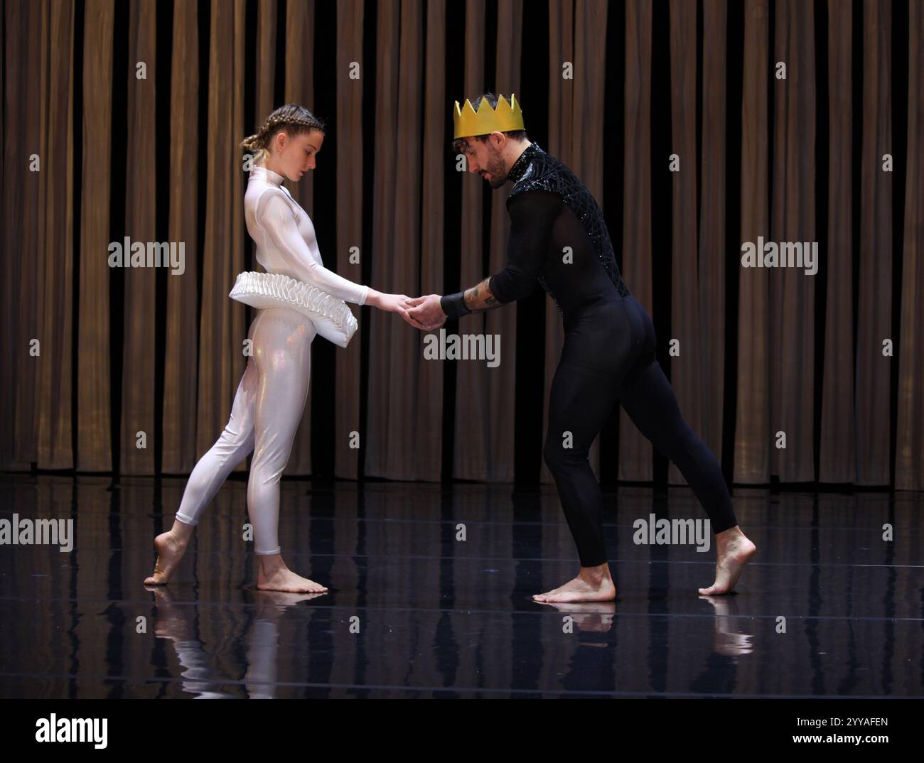 London, UK. Acrobats from the Australian circus troupe CIRCA perform ...
