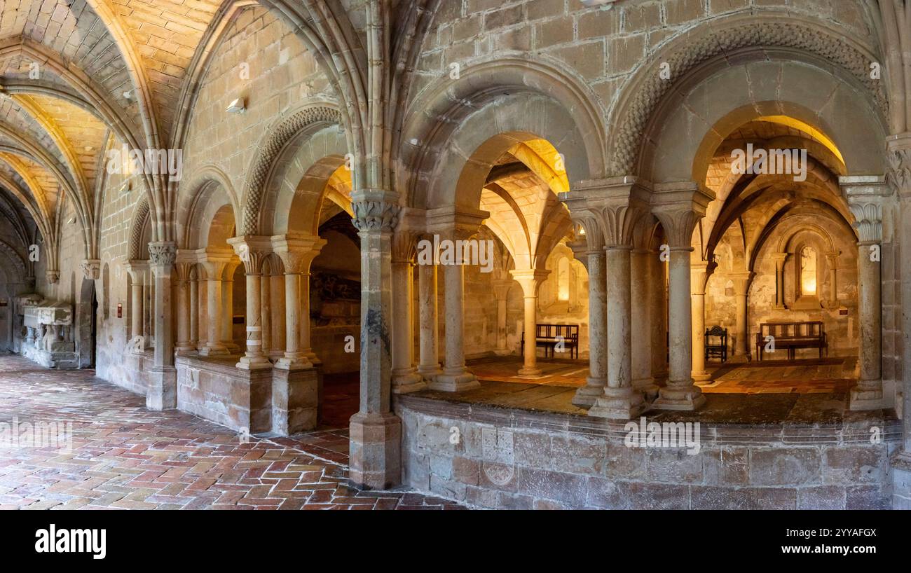 Chapter house, 13th century, Romanesque and Gothic, Royal monastery of ...
