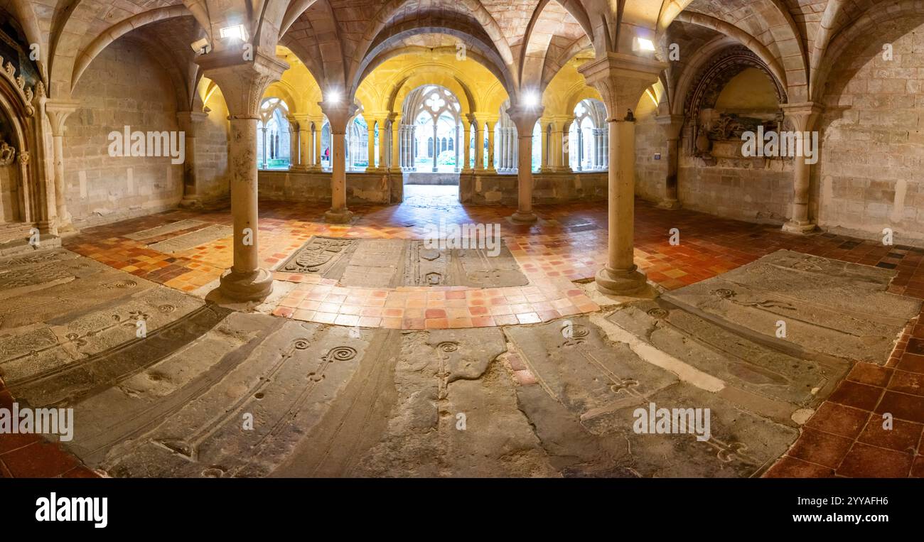 Chapter house, 13th century, Romanesque and Gothic, Royal monastery of ...