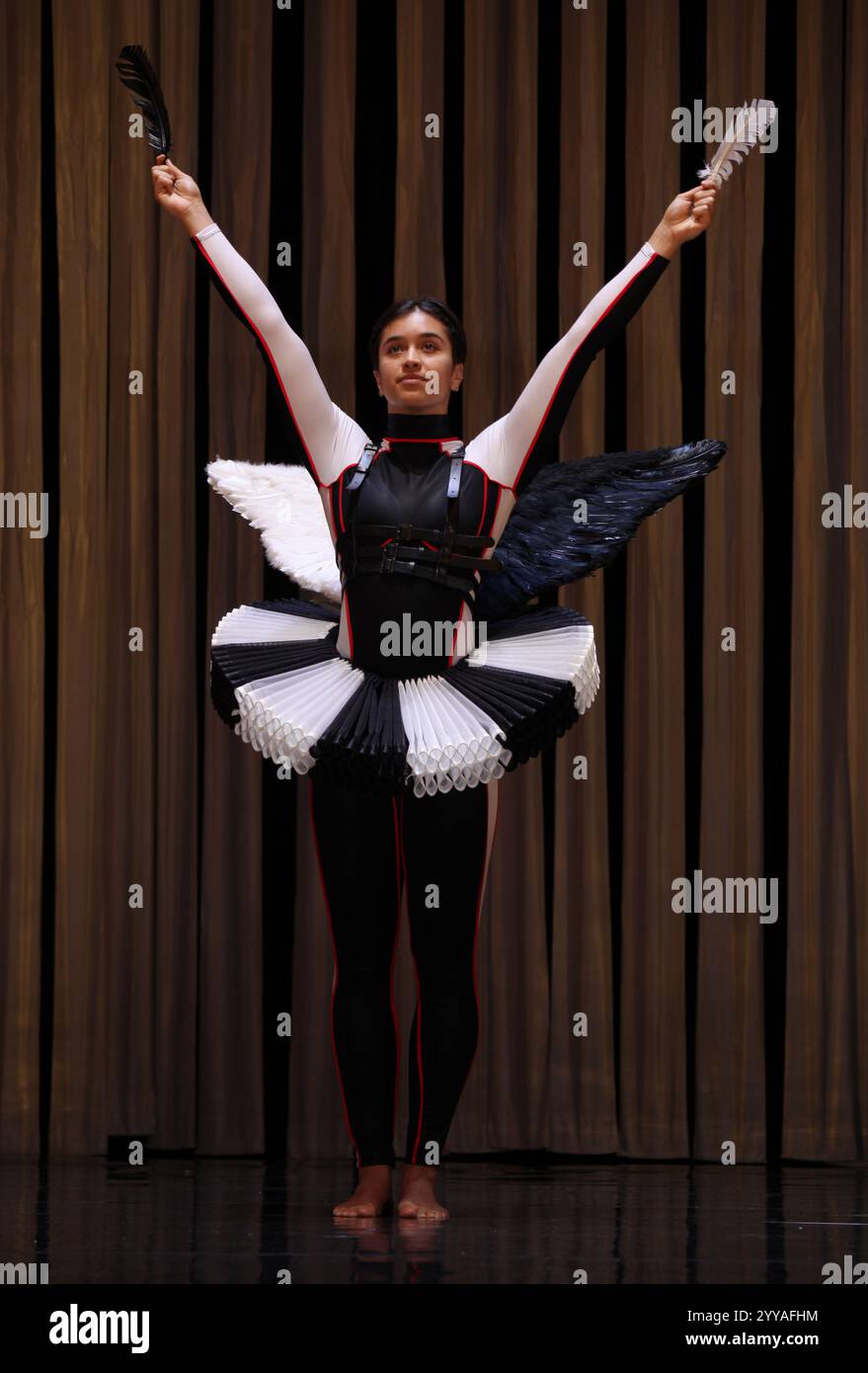 London, UK. Acrobats from the Australian circus troupe CIRCA perform ...