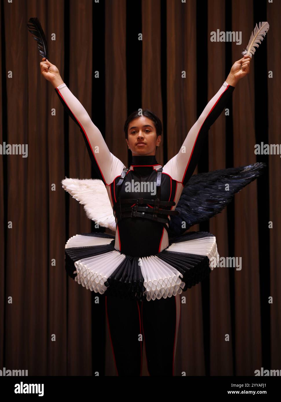 London, UK. Acrobats from the Australian circus troupe CIRCA perform ...