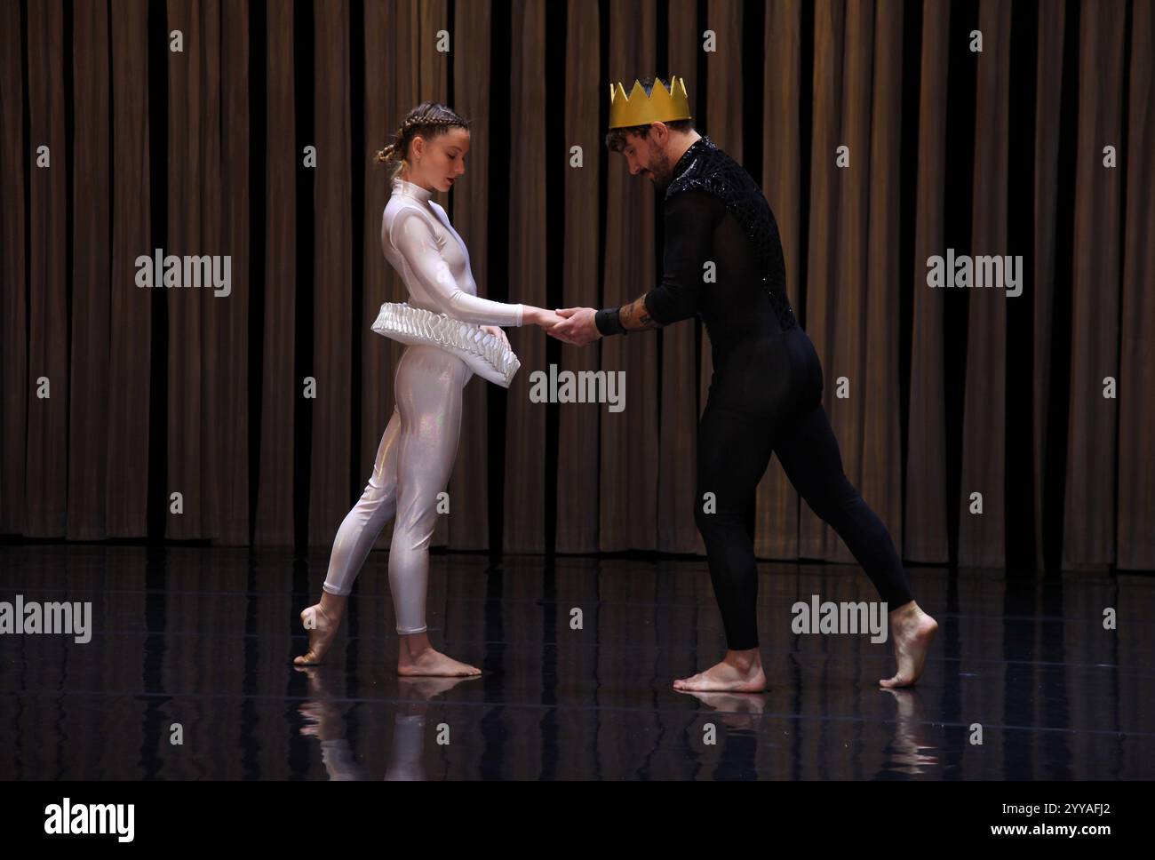 London, UK. Acrobats from the Australian circus troupe CIRCA perform ...
