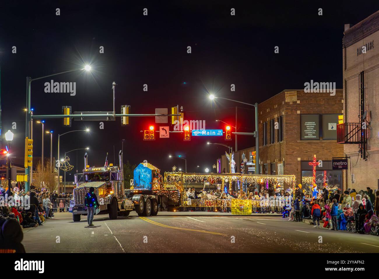 Brighton, Colorado - December 14, 2024: Festival of Lights, Christmas ...