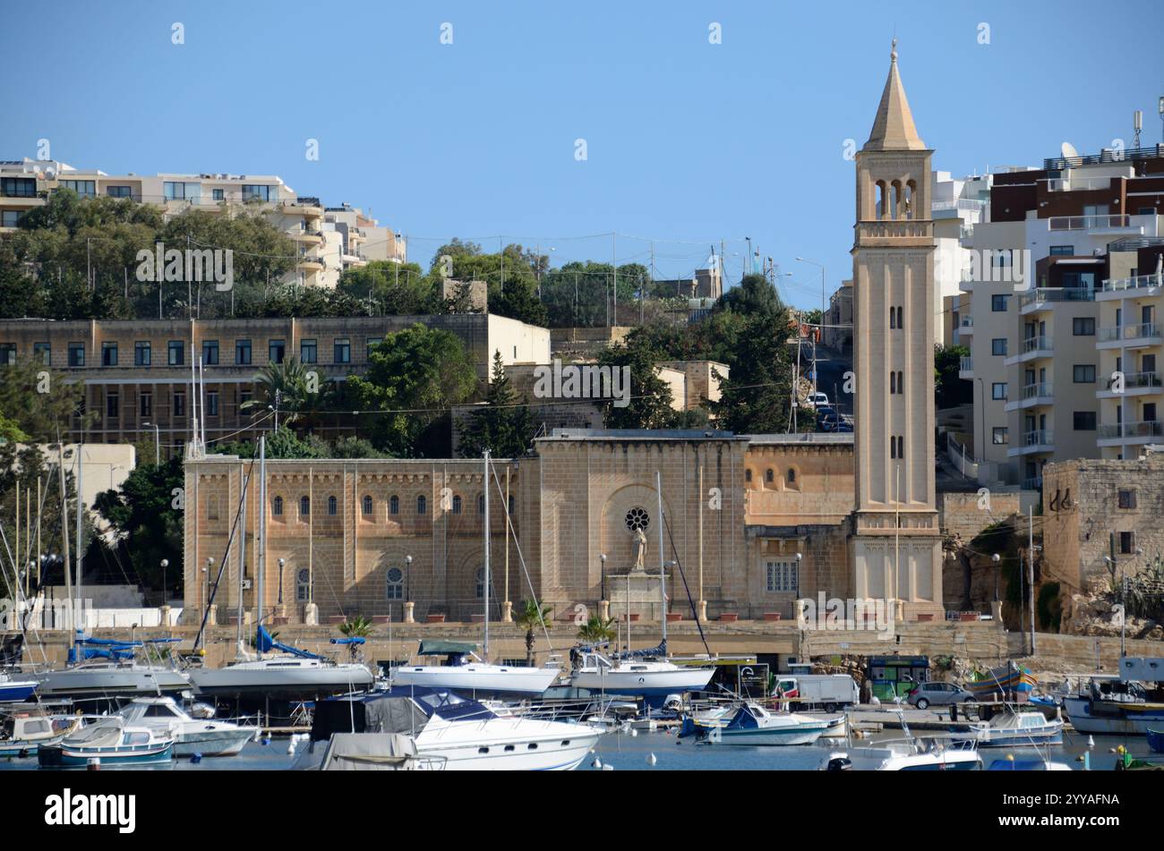 Marsaskala Parish Church, Triq Is-Salini, Marsaskala, Malta, Europe ...