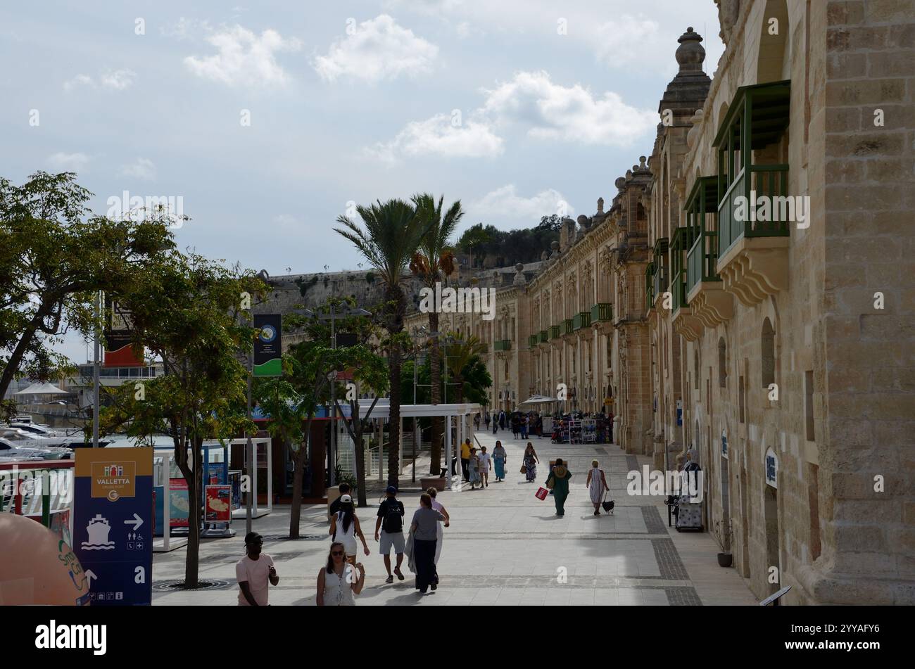Valletta Waterfront, Floriana, Malta, Europe Stock Photo - Alamy