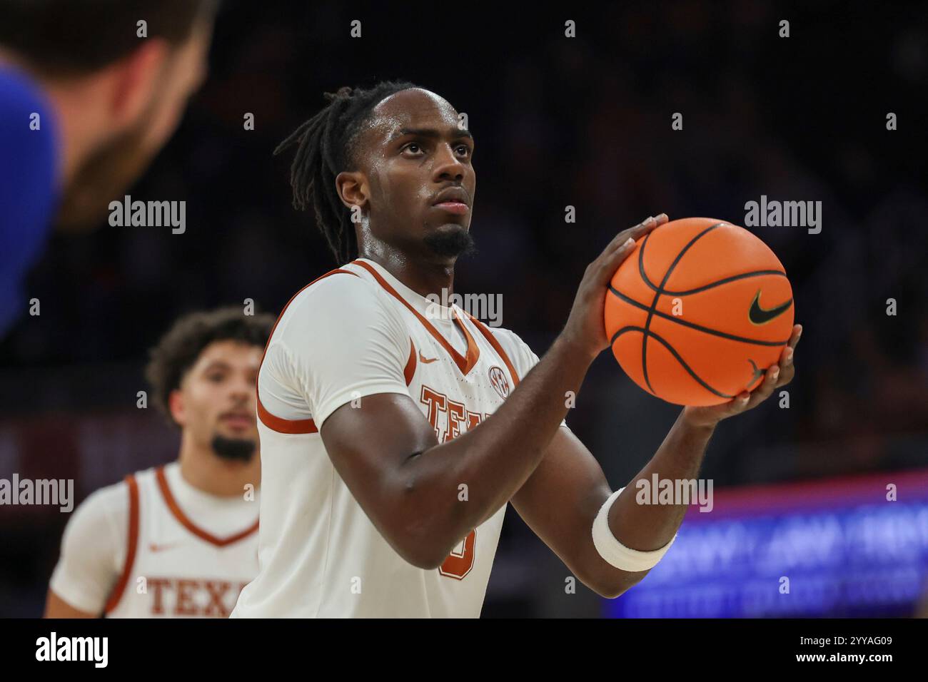 AUSTIN, TX - DECEMBER 19: Texas Longhorns forward Arthur Kaluma (6 ...