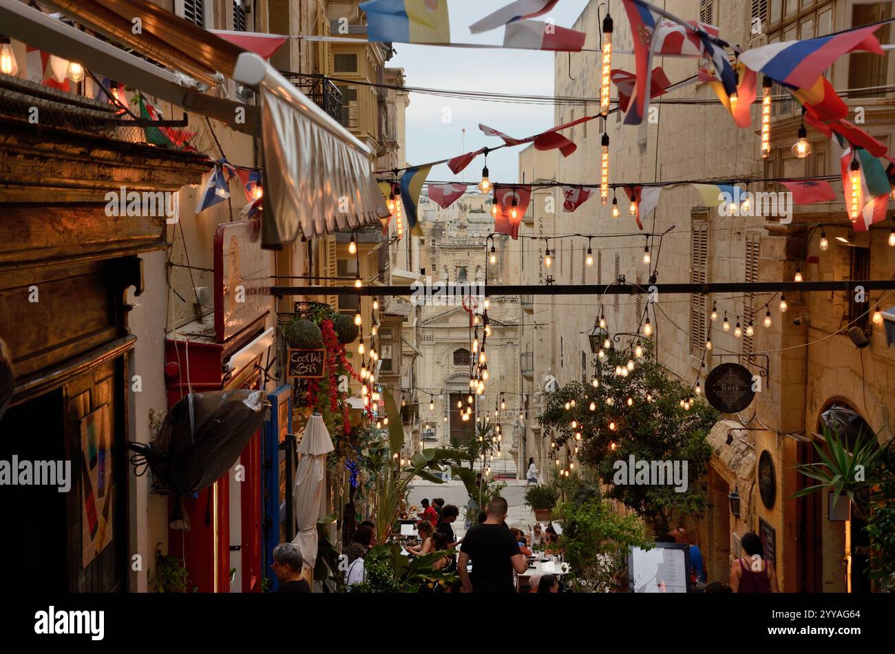 St. Lucia Street, Valletta, Malta, Europe Stock Photo - Alamy