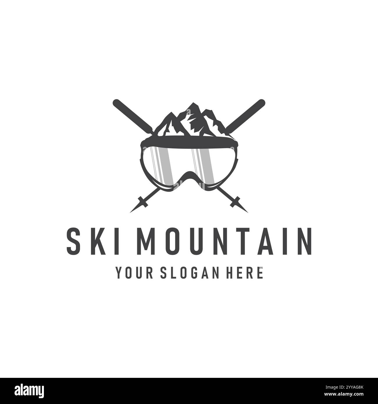 Ski glasses vector vectors hi-res stock photography and images - Alamy