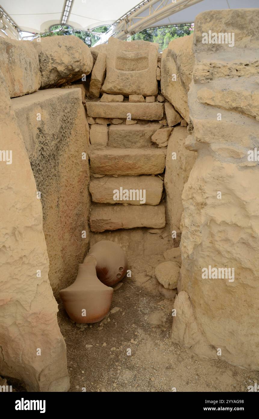 temples of Tarsce-Tarxien, Malta, Europe Stock Photo - Alamy