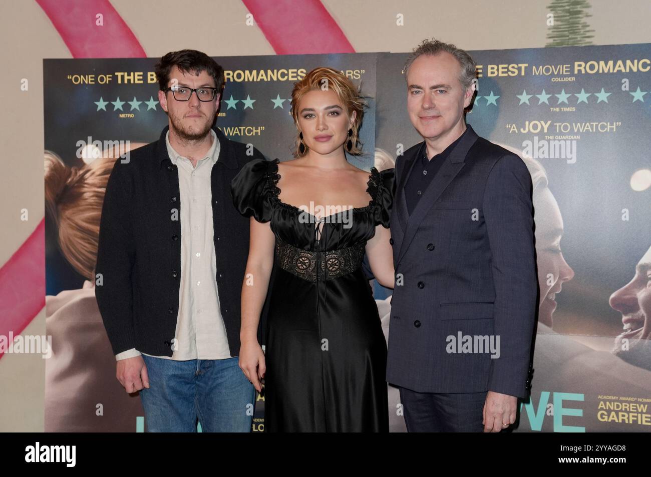 Nick Payne, Florence Pugh, and John Crowley attend a special screening ...