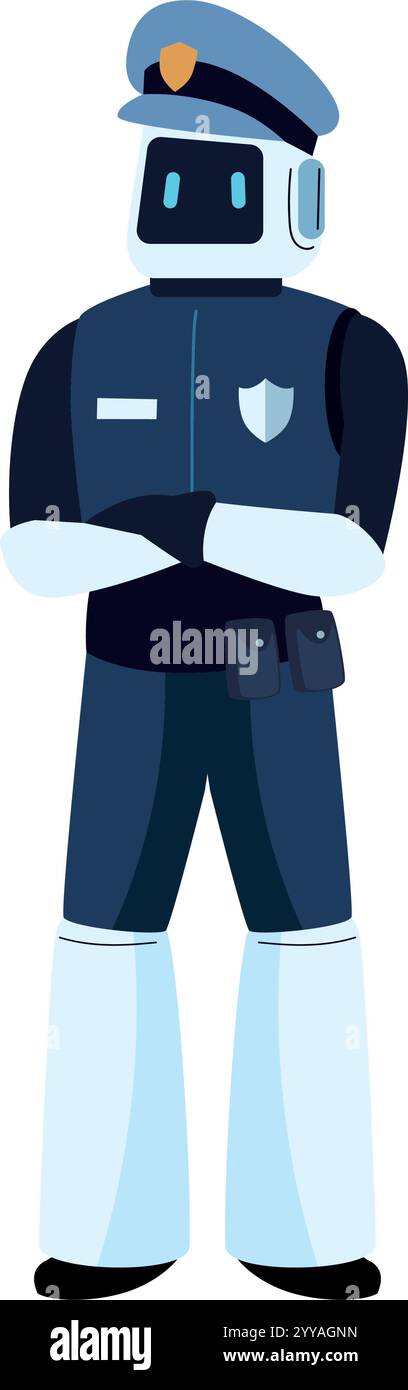 Ai police officer Stock Vector Images - Alamy