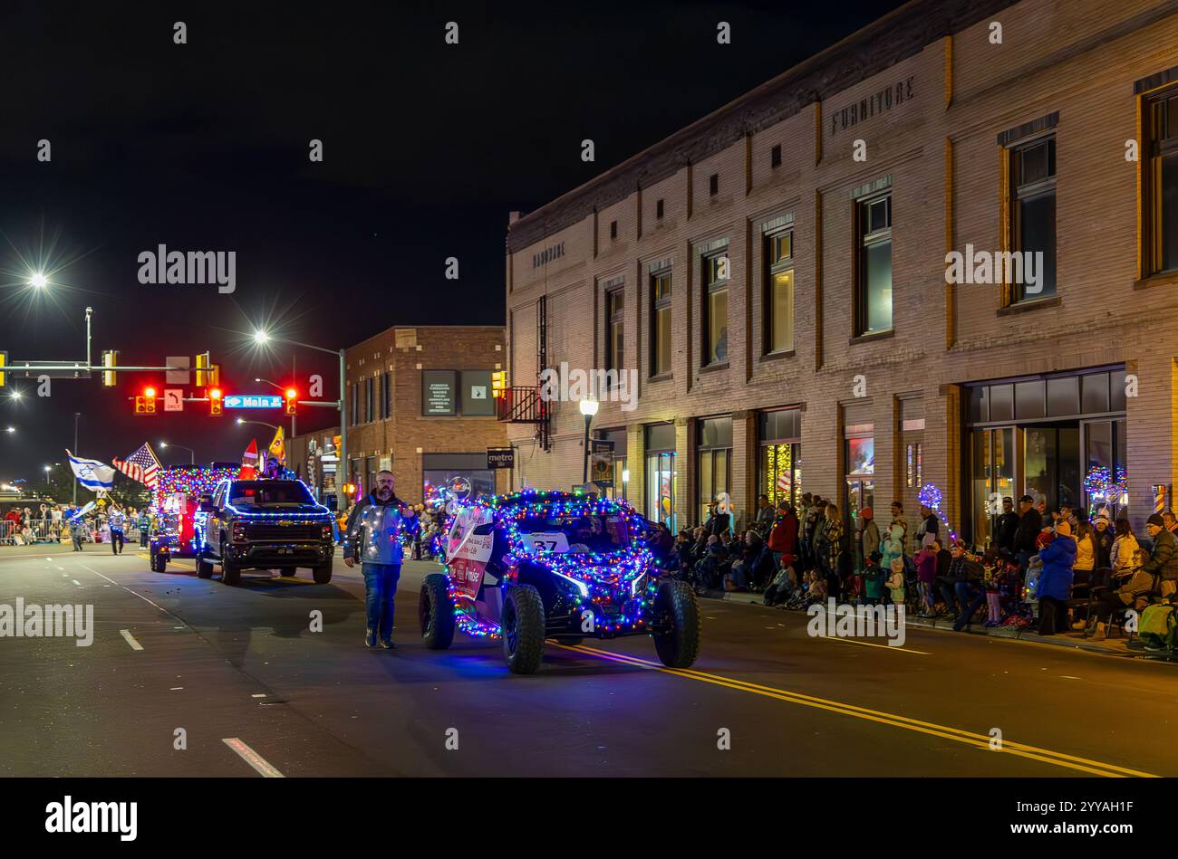 Brighton, Colorado - December 14, 2024: Festival of Lights, Christmas ...