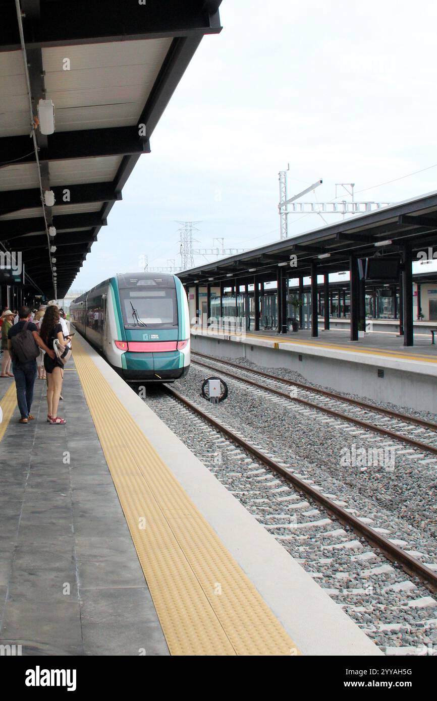 Merida, Yucatan, Mexico - Oct 27 2024: Cars of the Tren Maya at the ...