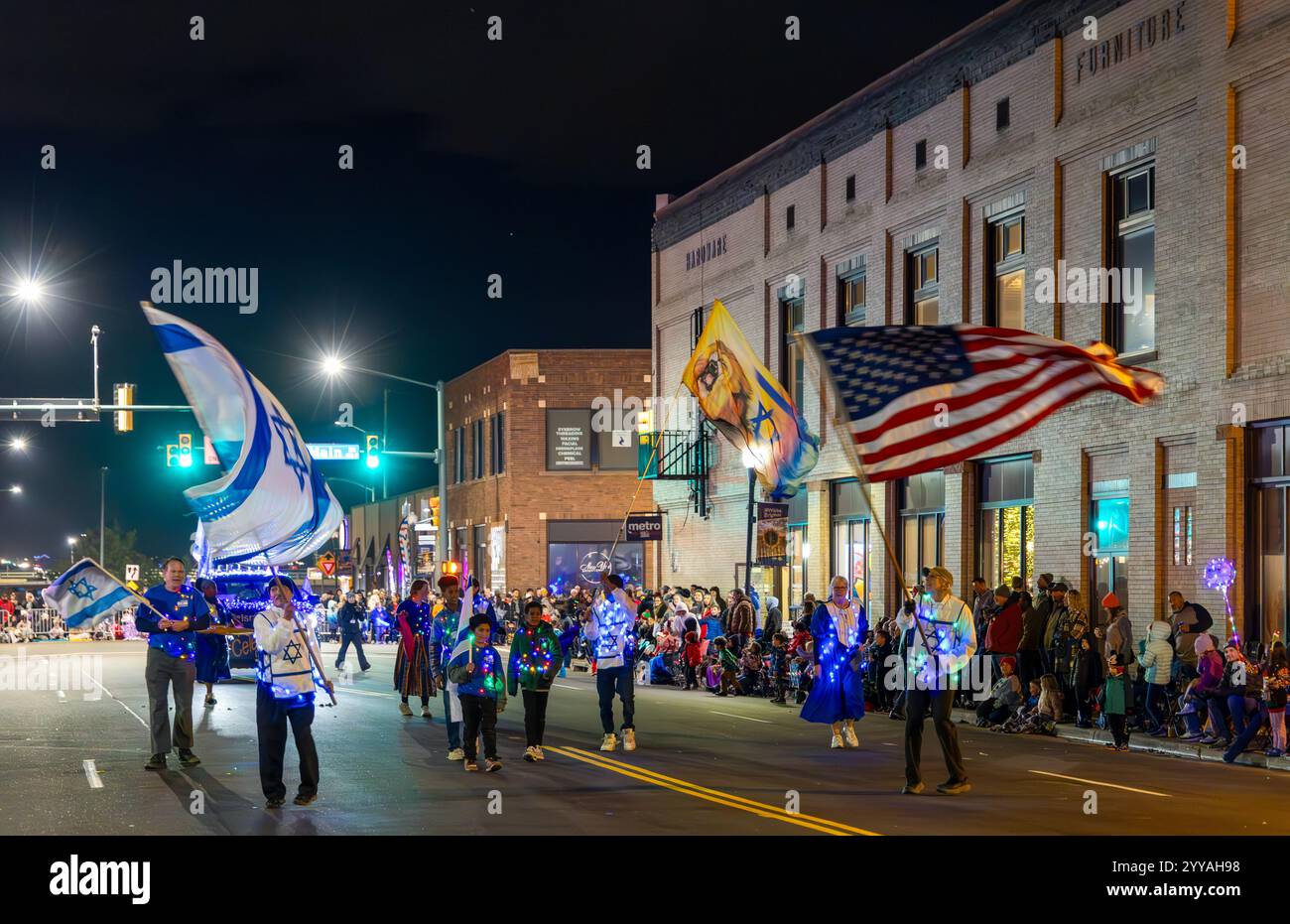 Brighton, Colorado - December 14, 2024: Festival of Lights, Christmas ...