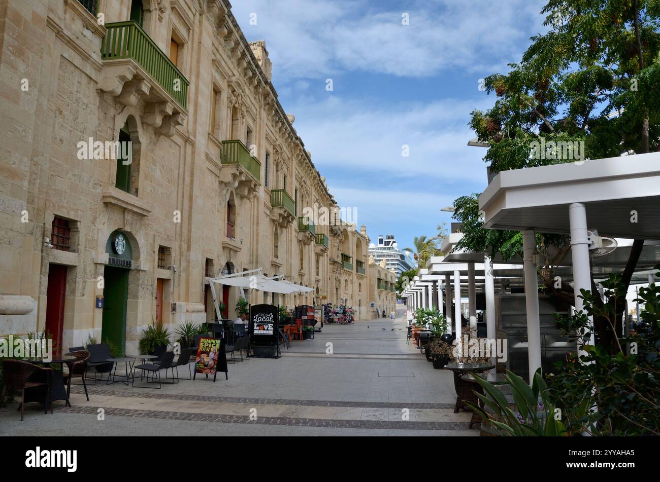 Valletta Waterfront, Floriana, Malta, Europe Stock Photo - Alamy