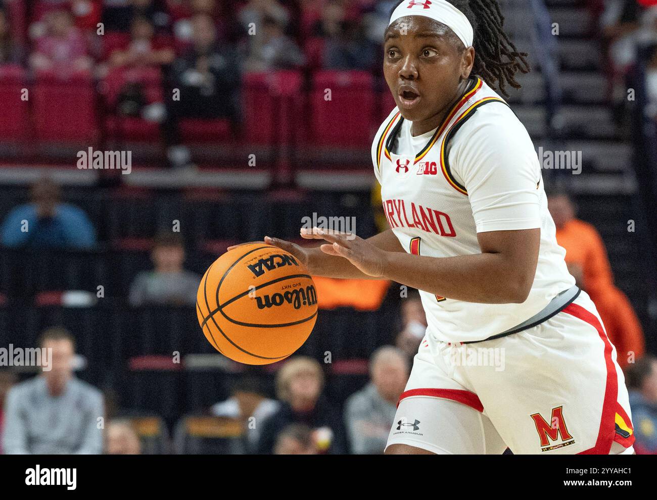 COLLEGE PARK, MD - DECEMBER 19: MarylandTerrapins guard Sarah Te-Biasu ...
